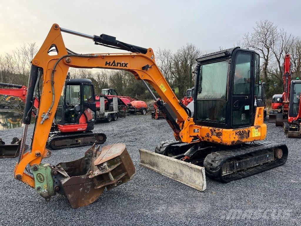 Hanix H 55 DR, 2015, Irland - Begagnade minigrävare