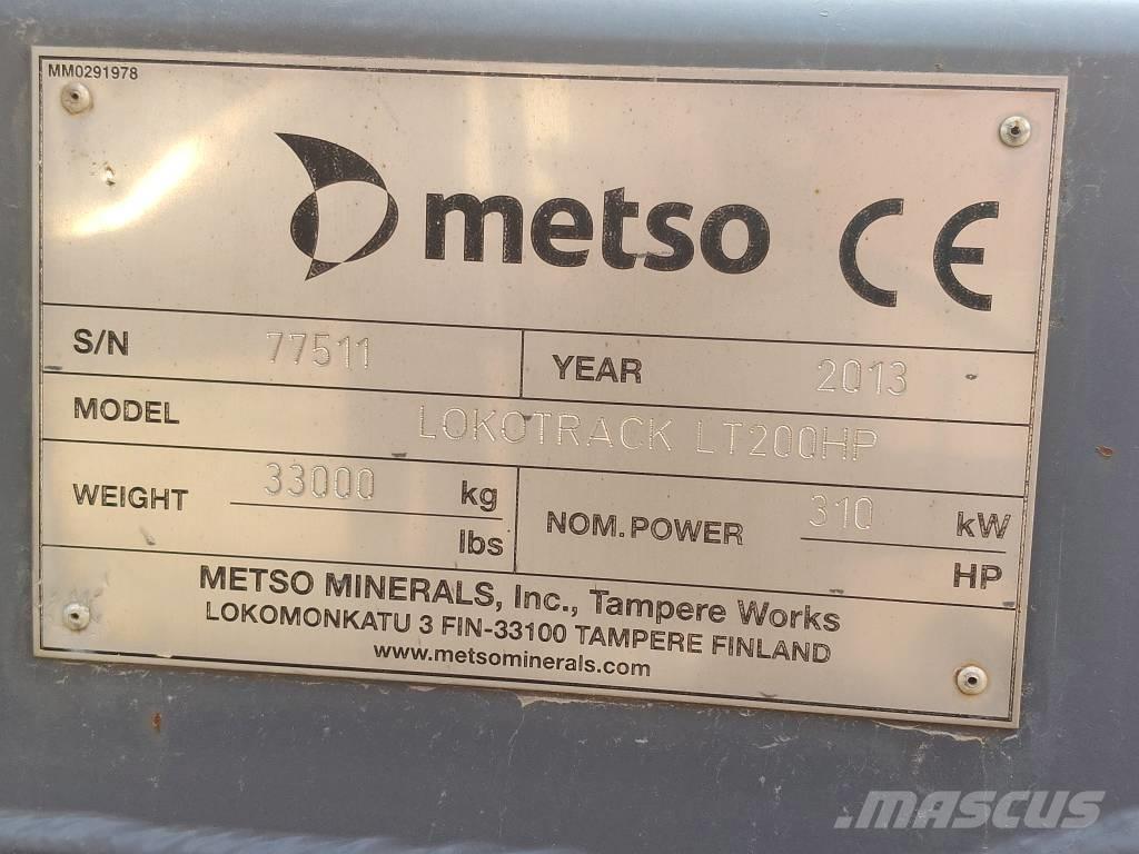 Metso LT 200 HP, 2013, China - Begagnade mobila krossar