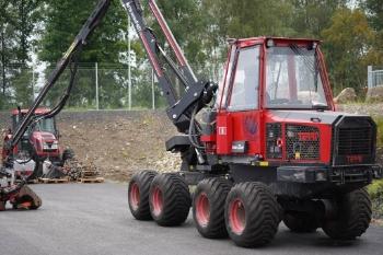 Begagnade Terri skördare, skotare, drivare till salu