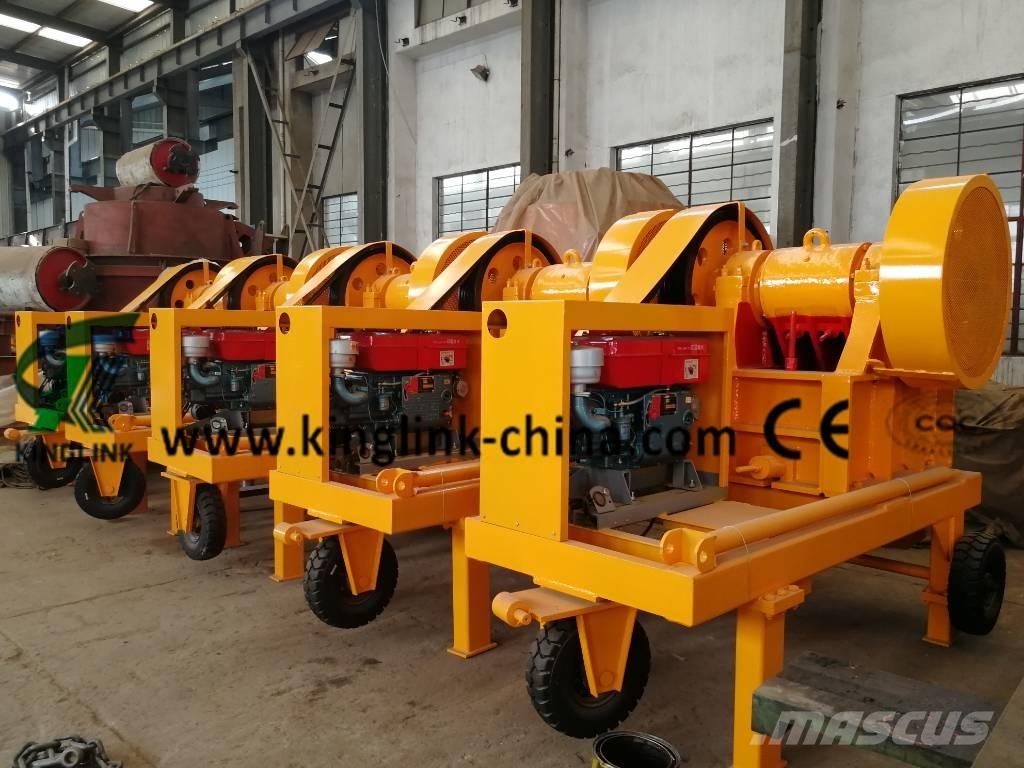 Kinglink PE-250x400 Mobile Diesel Stone Jaw Crusher, 2019, Shanghai ...