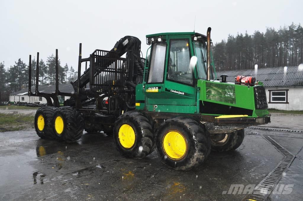 Timberjack 1110C, 2001, Dziemiany, Polen - Begagnade skotare